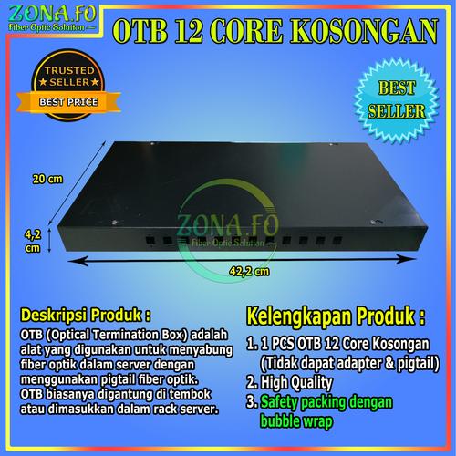Promo OTB 12 CORE SC UPC SINGLE MODE / ODF FTTH / FIBER OPTIC TERMINAL ...