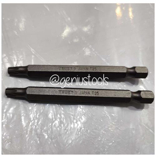 Jual mata obeng bintang trust made in japan T25 panjang 75 mm - panjang ...