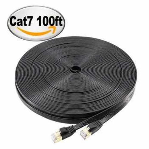 Jual Kabel Internet Gepeng Flat Cable Ethernet LAN RJ45 Cat 7 Set ...