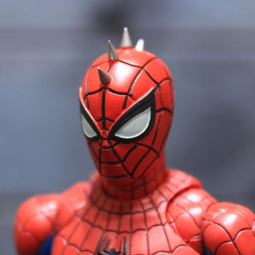Jual 1/12 Custom Marvel Mafex Spider Punk Spiderman PS4 HS Head Sculpt ...
