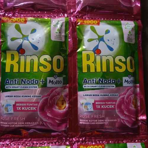 Jual detergent rinso cair anti noda with smart clean system - Kota ...