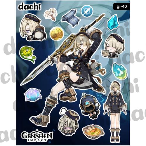 Jual Dachi Sticker Genshin Impact Freminet - GI-40 Peel Off - Jakarta ...