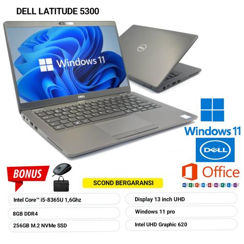 Jual LAPTOP DELL LATITUDE 5300 CORE I5 GEN 8 RAM 8GB|SSD 256GB - NO ...