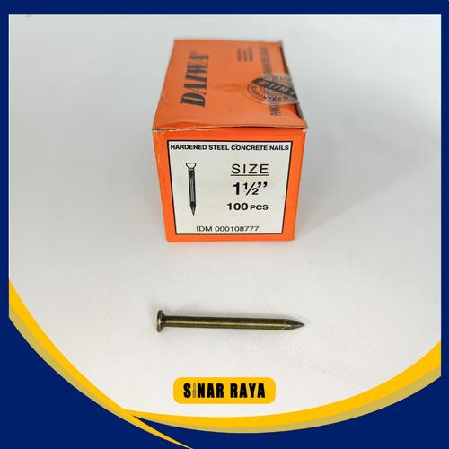 Jual Paku Beton 1 1/2 inch Kuning / Paku Beton 4 cm / Paku Beton Daiwa - 1 pcs - Kota Bandung ...