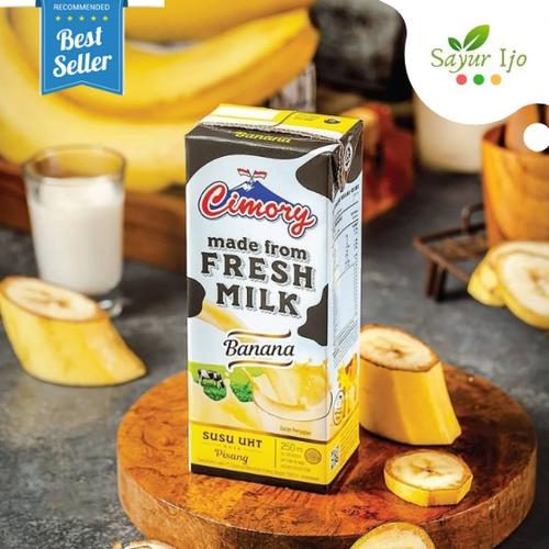Jual CIMORY Susu UHT Banana 250 ML Fresh Milk Susu Sapi Segar Buah ...