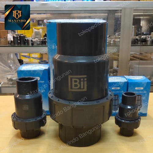 Jual Ball Check Valve 1/2" Inch PVC / Single True Union Ball Check ...
