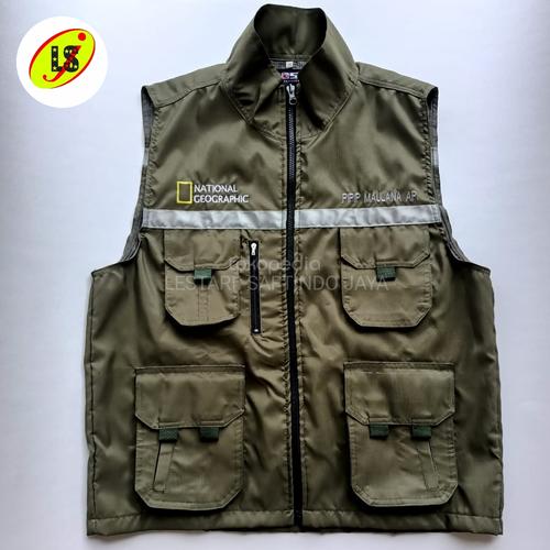 Jual SAFETY VEST CUSTOM/ROMPI SAFETY KERAH BORDIR CUSTOM/ROMPI PROYEK ...