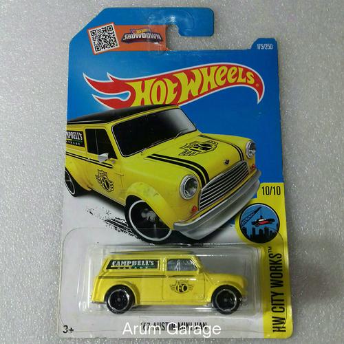 Jual Hot Wheels 67 Austin Mini Van. Morris Mini Cooper Van. HW City ...