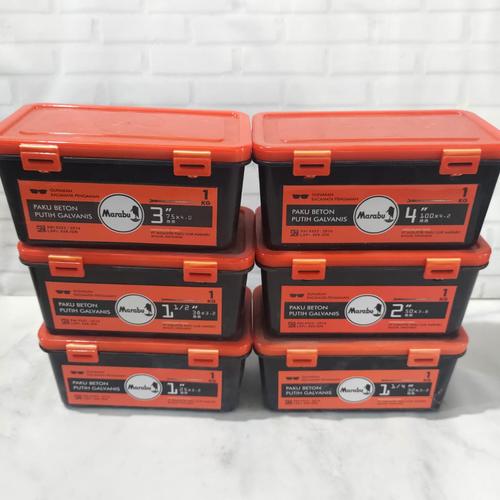 Jual PAKU BETON 1" 1,25" 1,5" 2" 3" 4" INCH MARABU (1 BOX) - 4" - Kota ...