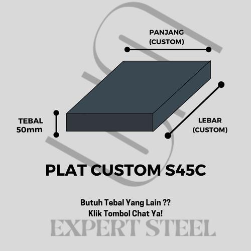 Jual BESI PLAT S45C 50mm x CUSTOM - Kota Tangerang - expert steel ...