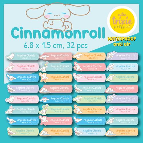 Jual Sticker label nama anak waterproof Cinnamonroll - Jakarta Barat ...