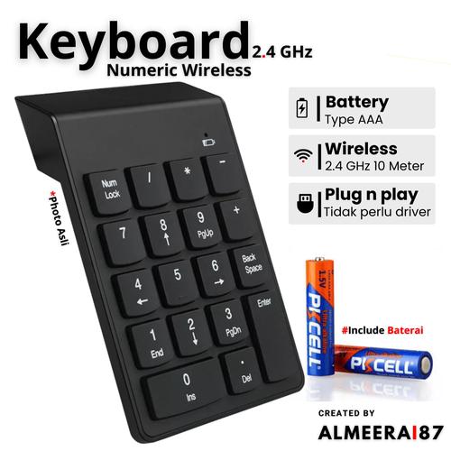 Jual KEYPAD KEYBOARD NUMERIC WIRED/KABEL COLOKAN USB - K24 - KEYPAD KABEL - Jakarta Utara ...
