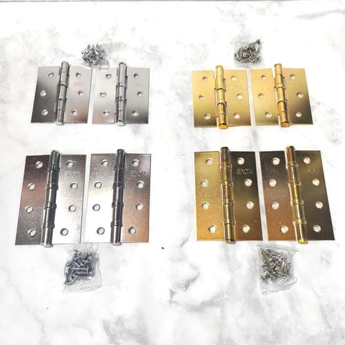 Jual ENGSEL PLAT 3 INCH 4 INCH PINTU BESI SILVER GOLD PUTIH KUNING - 3 ...