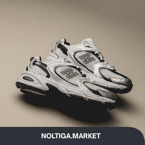 Jual New Balance 530 White Black Silver Original Resmi - MR530LB - 36 ...