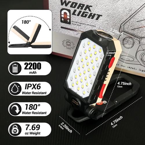 Jual Lampu Emergency 900W 4800 mAh Lampu Kerja LED Work Light ...