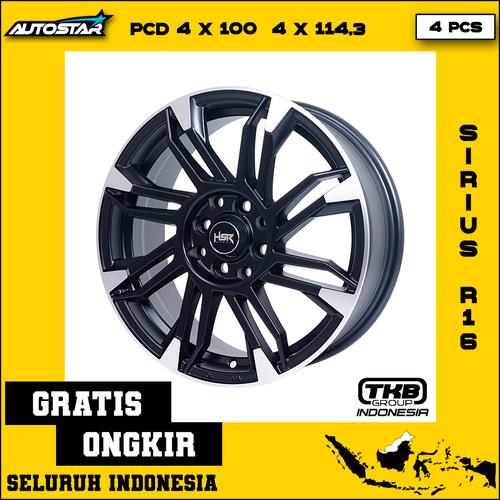 Jual Velg HSR Ring 16 Type Sirius Rata Body Untuk Avanza, Xenia, Kijang ...