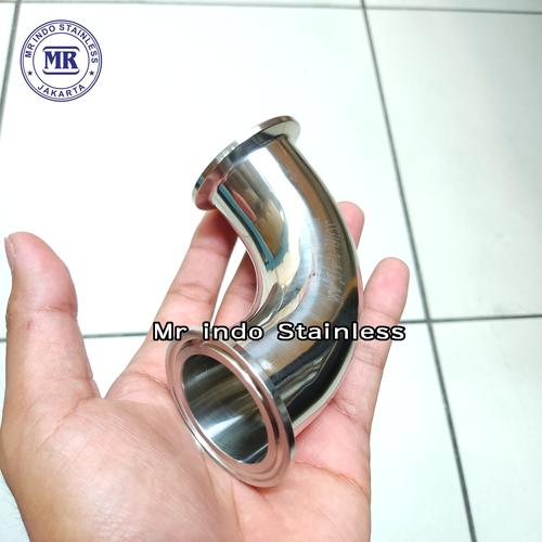 Jual Elbow Ferrule Sanitary 1.1/2" Inch Stainless Ss316L / Knee ferrule ...