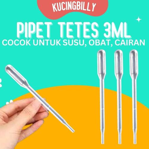 Jual Pipet tetes makanan obat minuman 3ml - Kota Bogor - -FIUH- | Tokopedia