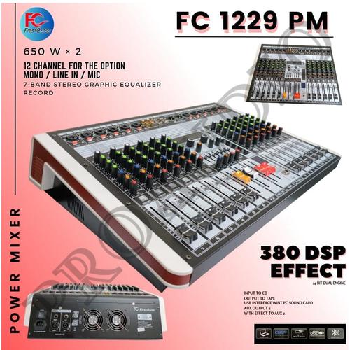 Jual POWER MIXER FIRSTCLASS FC 1229 PM FC 1229PM FC1229PM 620W ORIGINAL ...