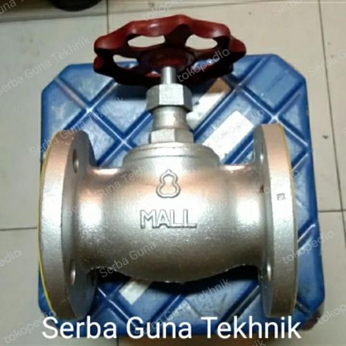 Jual Globe Valve 2" inch DN 50 Jis 10k Mall Steam Cast iron Flange DN50 ...