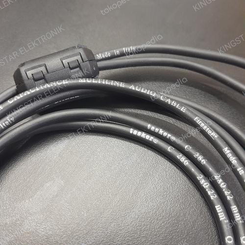 Jual Kabel Tasker C286 Original Harga 1 Meter Made In Italy C 286 Audio ...