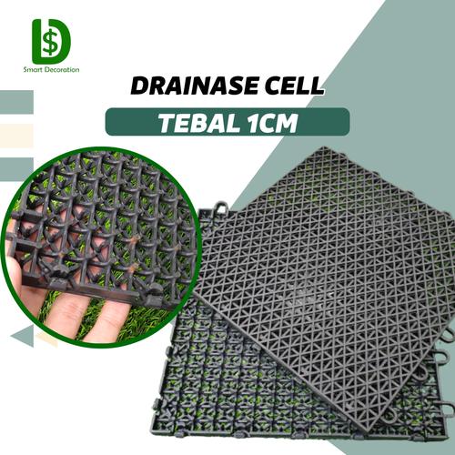 Jual Drainase Cell Tipis Tebal 1cm Ukuran 25x25 Untuk Alas Rumput ...