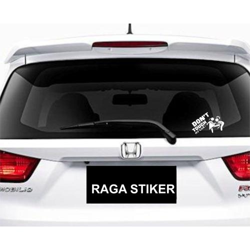 Jual CUTTING STICKER MOBIL DON'T TOUCH MY CAR CEWEK STIKER KACA MOBIL ...