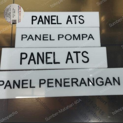 Jual Nameplate Panel akrilik ukuran dan tulisan bisa pesan - Jakarta ...