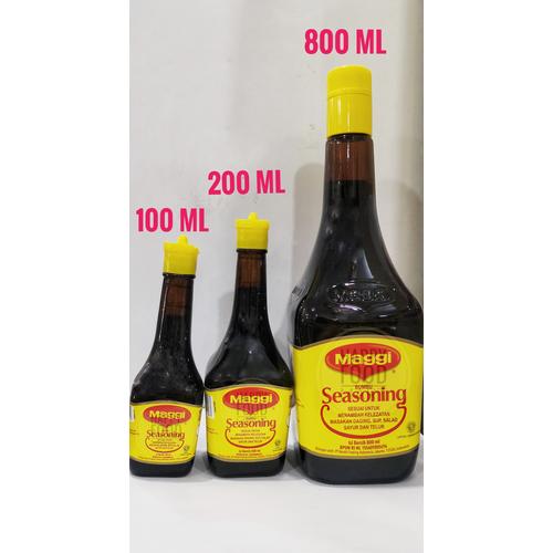 Jual MAGGI SEASONING 100ML/MAGGIE KECAP ASIN HALAL 200ML/NESTLE SOS ...