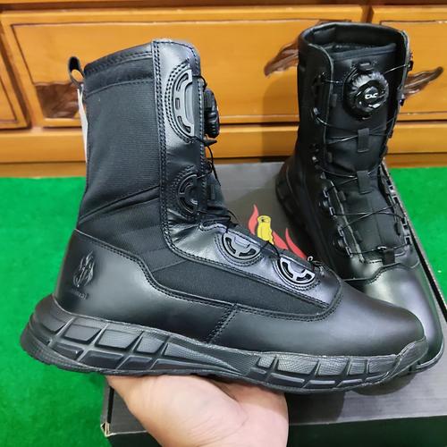 Jual Sepatu PDL TNI POLRI Tali Putar Taktikal extrax - Hitam, 39 - Kota ...