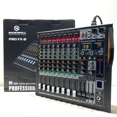 Jual Mixer Hardwell PRO FX 8 Original 8 Channel HARDWELL PRO FX8 NEW ...