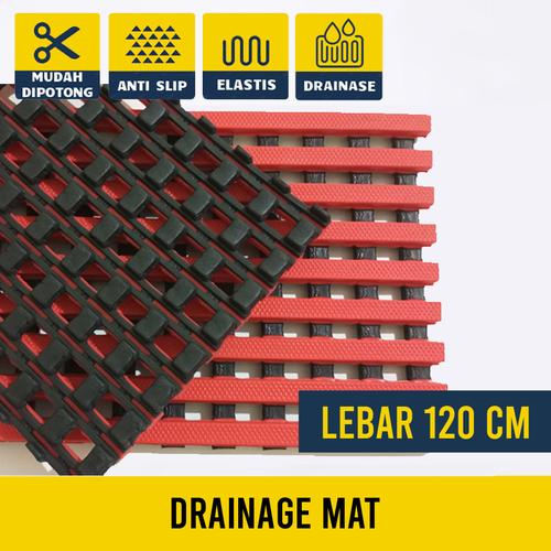 Jual Keset Drainase Alas Area Basah / Drainage Mat / Double Line Mat ...