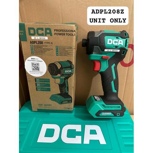 Jual DCA Cordless Brushless Impact DriverMesin Bor ADPL208EM / ADPL208Z ...