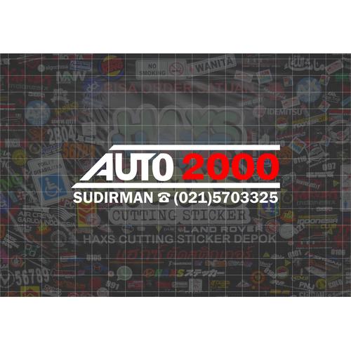 Jual Cutting Sticker Auto 2000 Sudirman Ukuran 12.5 cm Untuk Motor ...