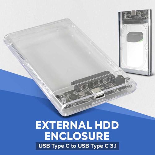 Promo Casing External HDD Enclosure 2.5 Inch USB Type C to USB Type C 3 ...