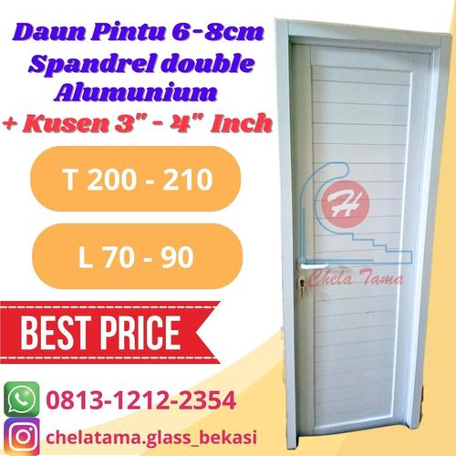 Jual Pintu spandrel double aluminium inkalum / dacon / custom - Kab ...