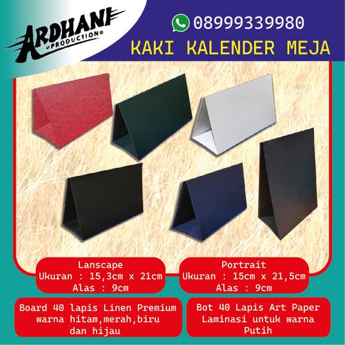 Jual Tatakan/Kaki Kalender Meja Ukuran A5 - Hitam, Landscape - Jakarta ...
