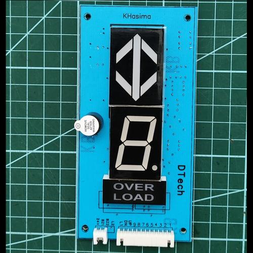 Jual Display Indikator Elevator Lift Seven Segment Arrow Led Bar - RED - OVER LOAD - Kab. Bogor ...