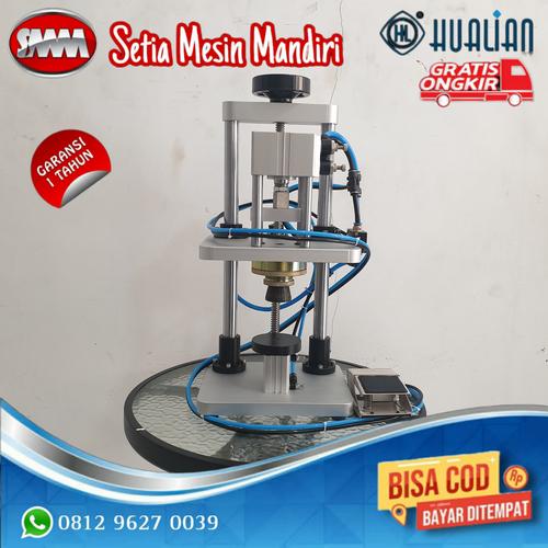 Jual MESIN PENUTUP BOTOL PARFUM CRIMPING CAPPING PNEUMATIC PARFUM SEMI ...