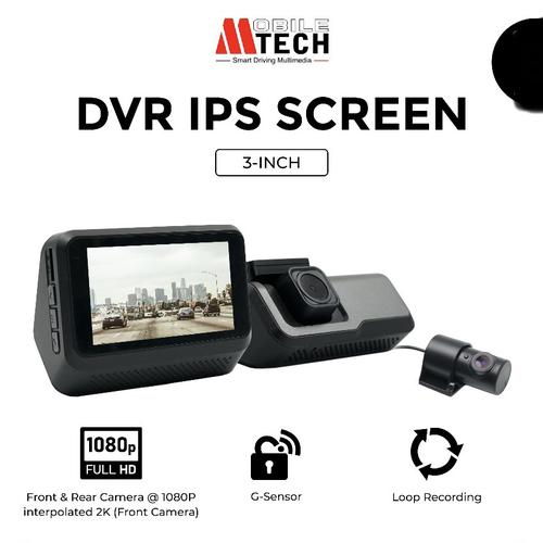 Jual Dash Cam Mobil DVR Mobile Tech Mtech Ips Screen 3” Inch 1080P Full ...