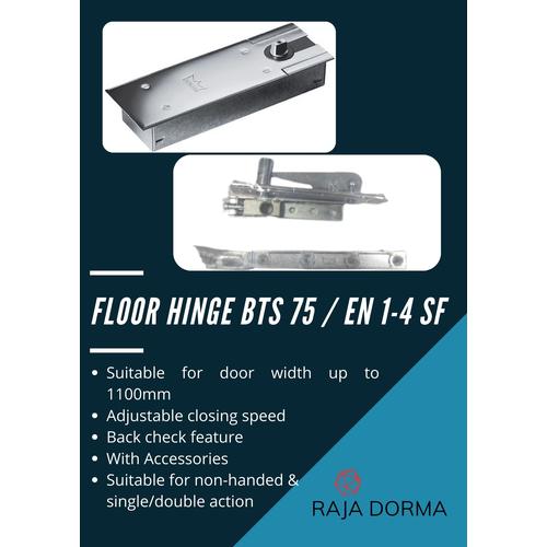 Jual Dorma Floor Hinge BTS 75 EN 1-4 SF Dormakaba BTS75V With ...