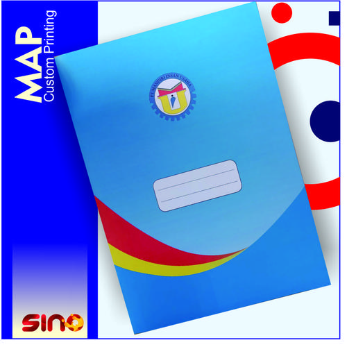 Jual Cetak Map Custom,Map Sekolah Map Kantor,Map Folder ukuran F4 ...