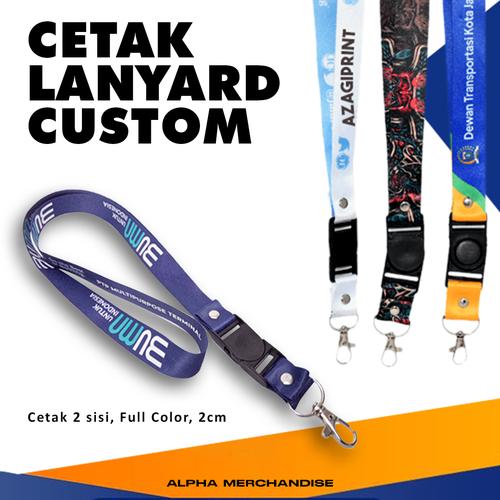 Jual Lanyard custom print/Cetak lanyard 2 sisi/Print lanyard - Jakarta ...