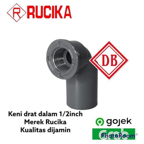 Jual RUCIKA AW KENI DRAT PVC 1/2"inch/SAMBUNGAN KRAN/SAMBUNGAN PRALON ...