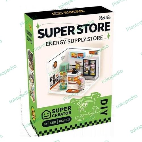 Jual Robotime Rolife Super Creator DIY Super Store - Energy Supply ...