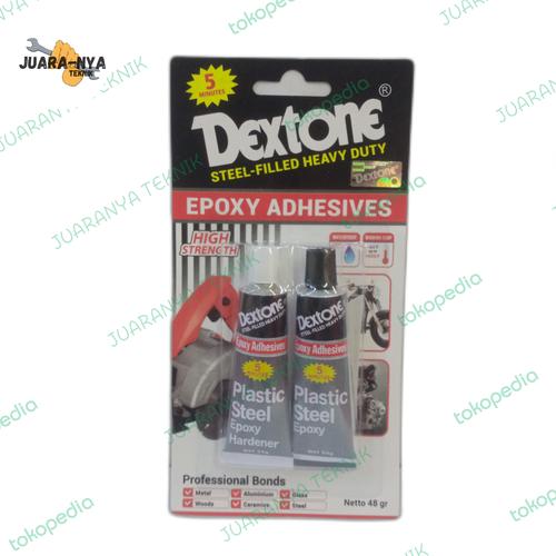 Jual DEXTONE Lem Plastik Steel High Strength Lem Epoxy Adhesive - Kota ...
