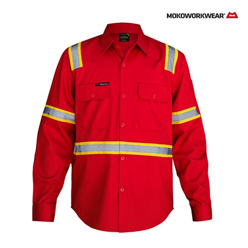 Jual MokoworkWear - Wearpack Merah - Baju Kerja Lapangan - Baju Tambang ...