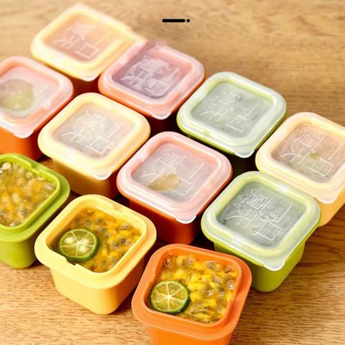 Jual ERSIE SQUARE ICE CUBE POD | Tempat penyimpanan kaldu Mpasi - 1 set ...
