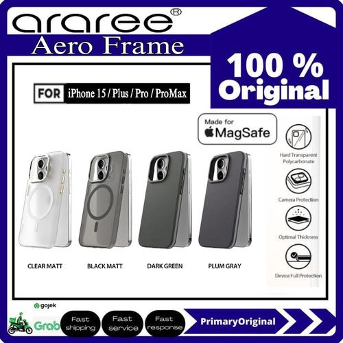 Promo Case iPhone 15 Pro Max 15 Pro ARAREE AERO FRAME Magsafe ...