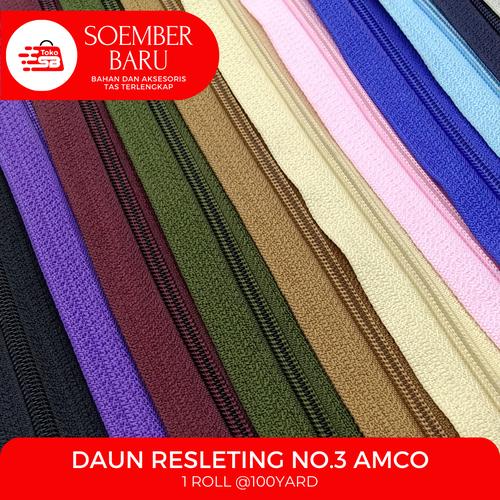 Jual Daun Resleting No. 3 AMCO (Roll) Sleting Seleting - Jakarta Pusat ...